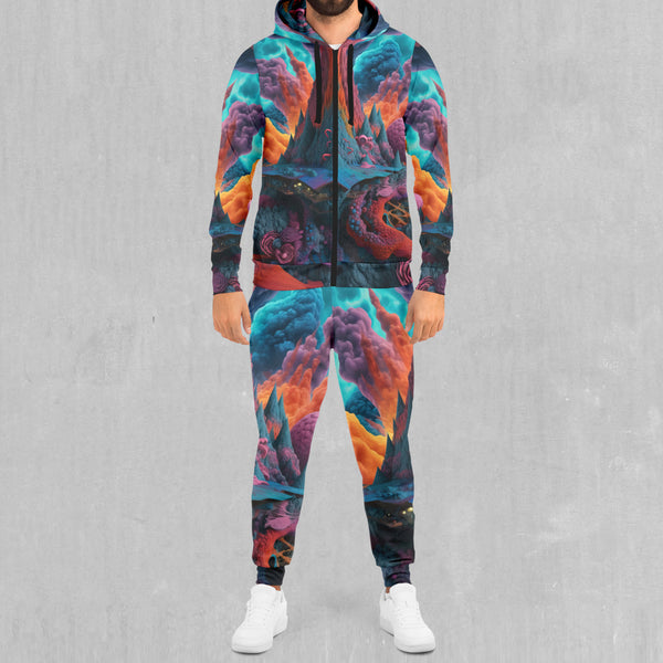 Surreal Summit Tracksuit | Matching Hoodie and Sweatpants | Colorful ...