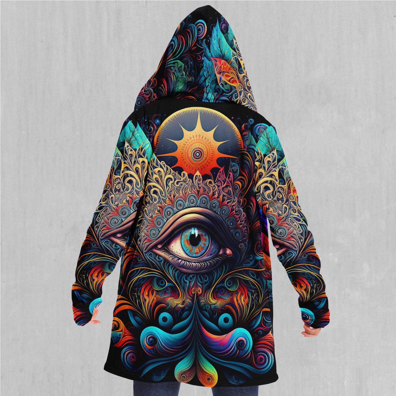 Cosmic Eye Cloak | Festival Cloak | Rave Cloak | Sherpa Cloak - Azimuth ...