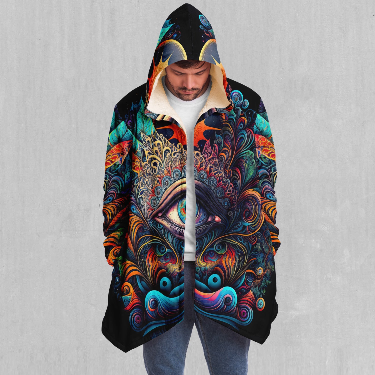 Cosmic Eye Cloak | Festival Cloak | Rave Cloak | Sherpa Cloak - Azimuth ...