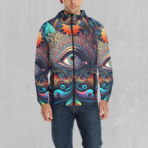 Cosmic Eye Windbreaker | Festival Jacket | Ski Windbreaker | Snowboard ...