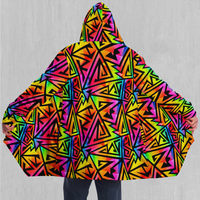 Prismatic Spectrum Rainbow EDM Rave Festival Sherpa Lined Cloak ...