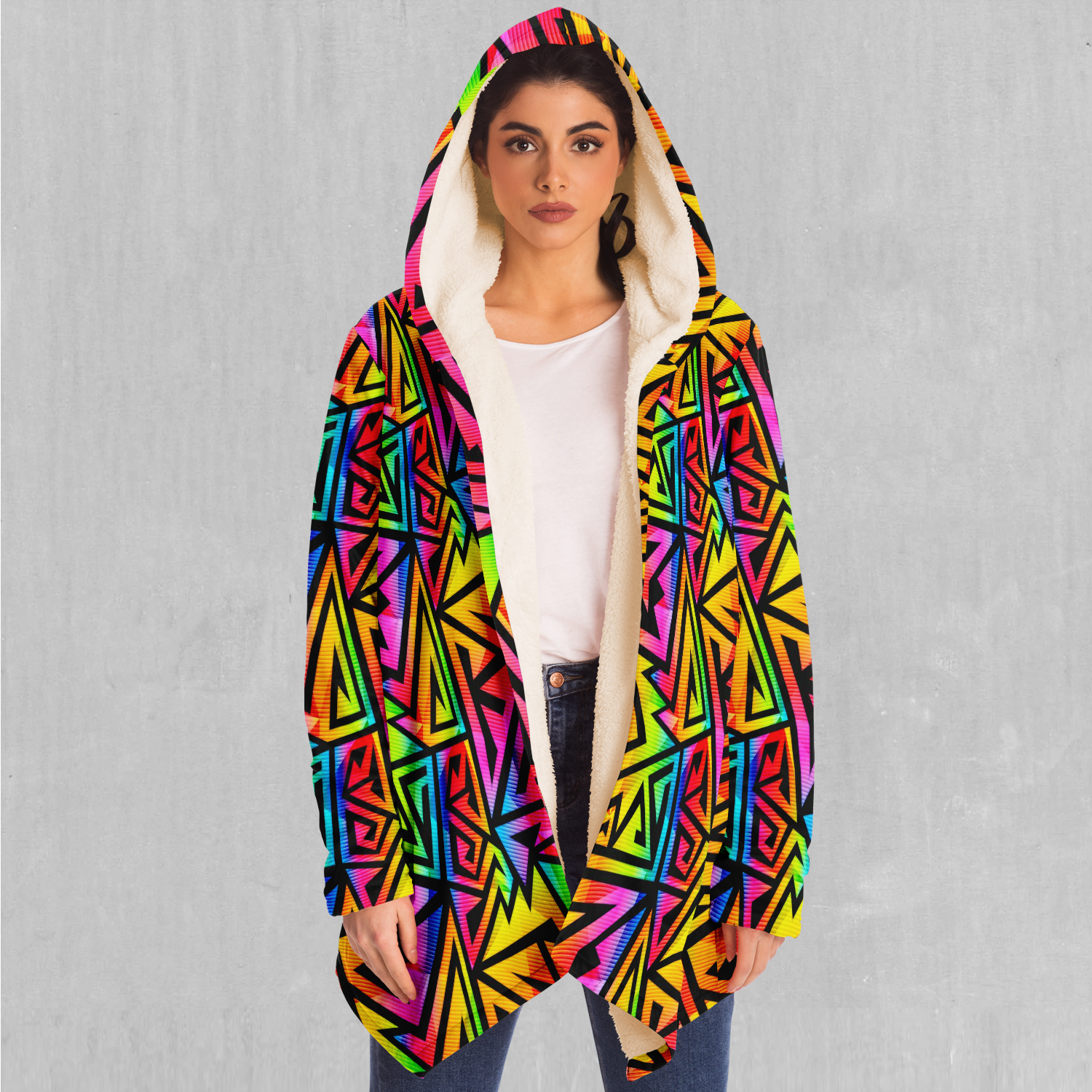 Prismatic Spectrum Cloak | Festival Cloak | Rave Cloak | Sherpa Cloak ...