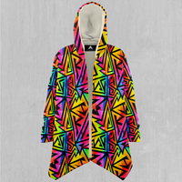 Prismatic Spectrum Rainbow EDM Rave Festival Sherpa Lined Cloak ...