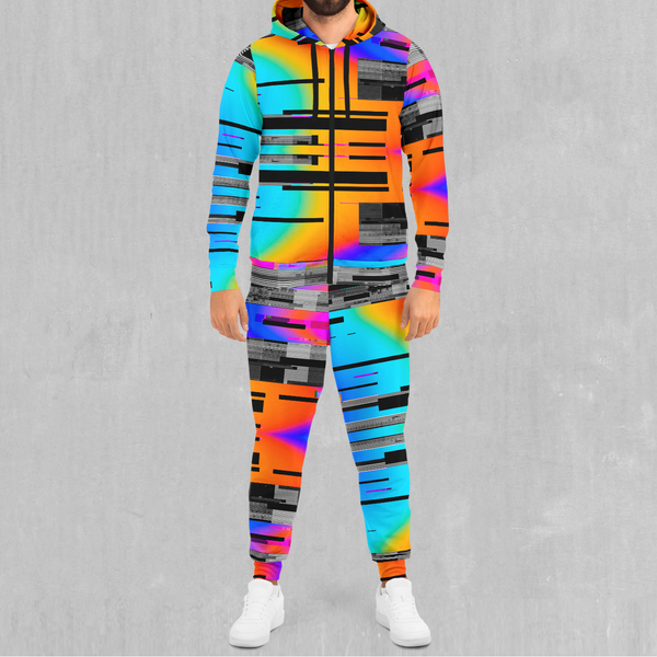 Spectrum Noise Tracksuit | Matching Hoodie and Sweatpants | Colorful ...