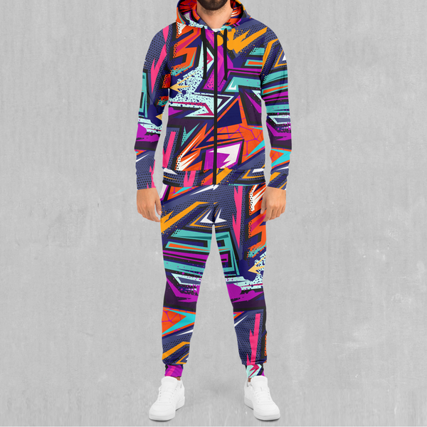 Tectonic Tracksuit | Matching Hoodie and Sweatpants | Colorful ...